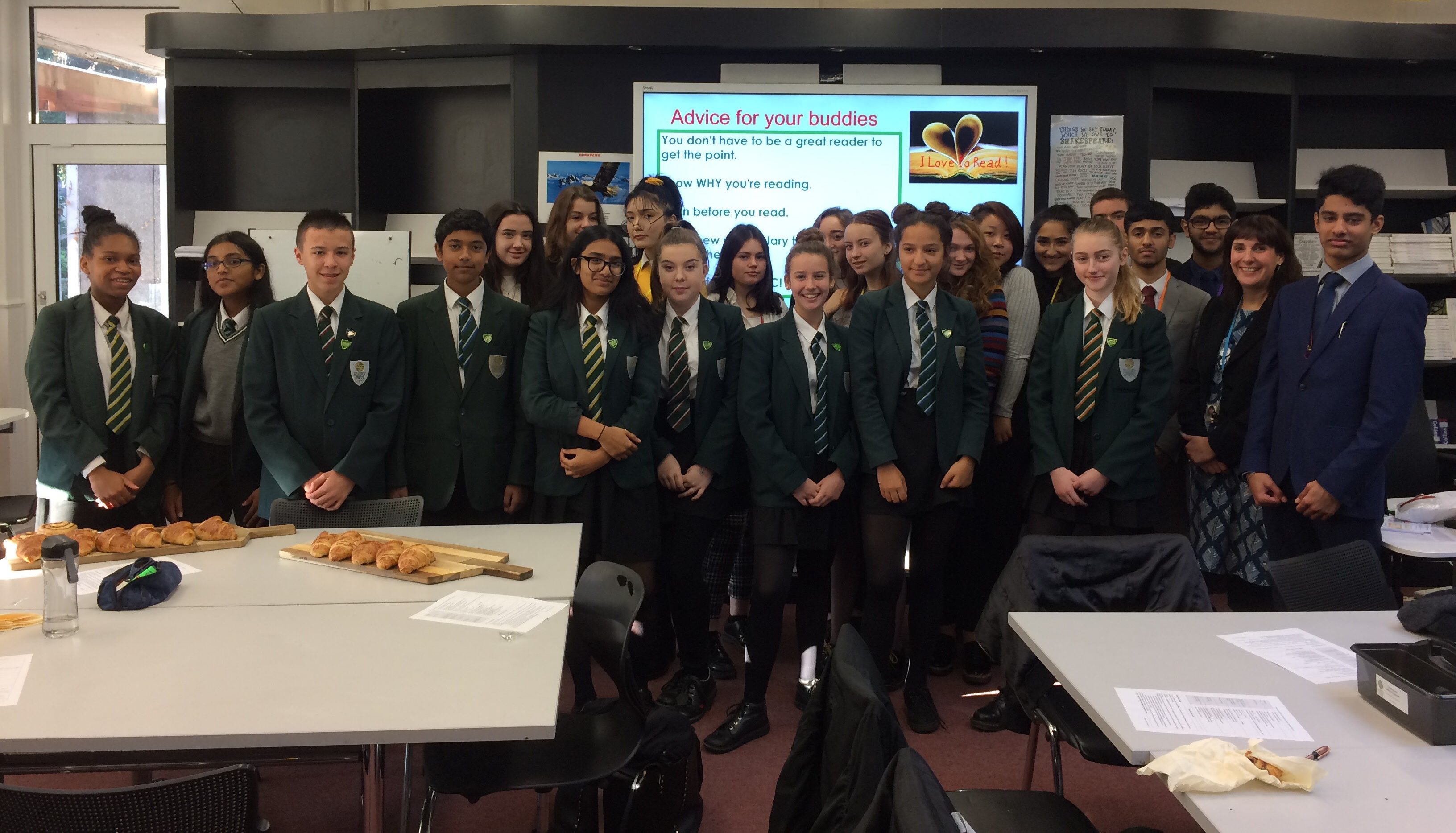 BMS News - Reading Mentor Programme Launched at Bushey Meads!
