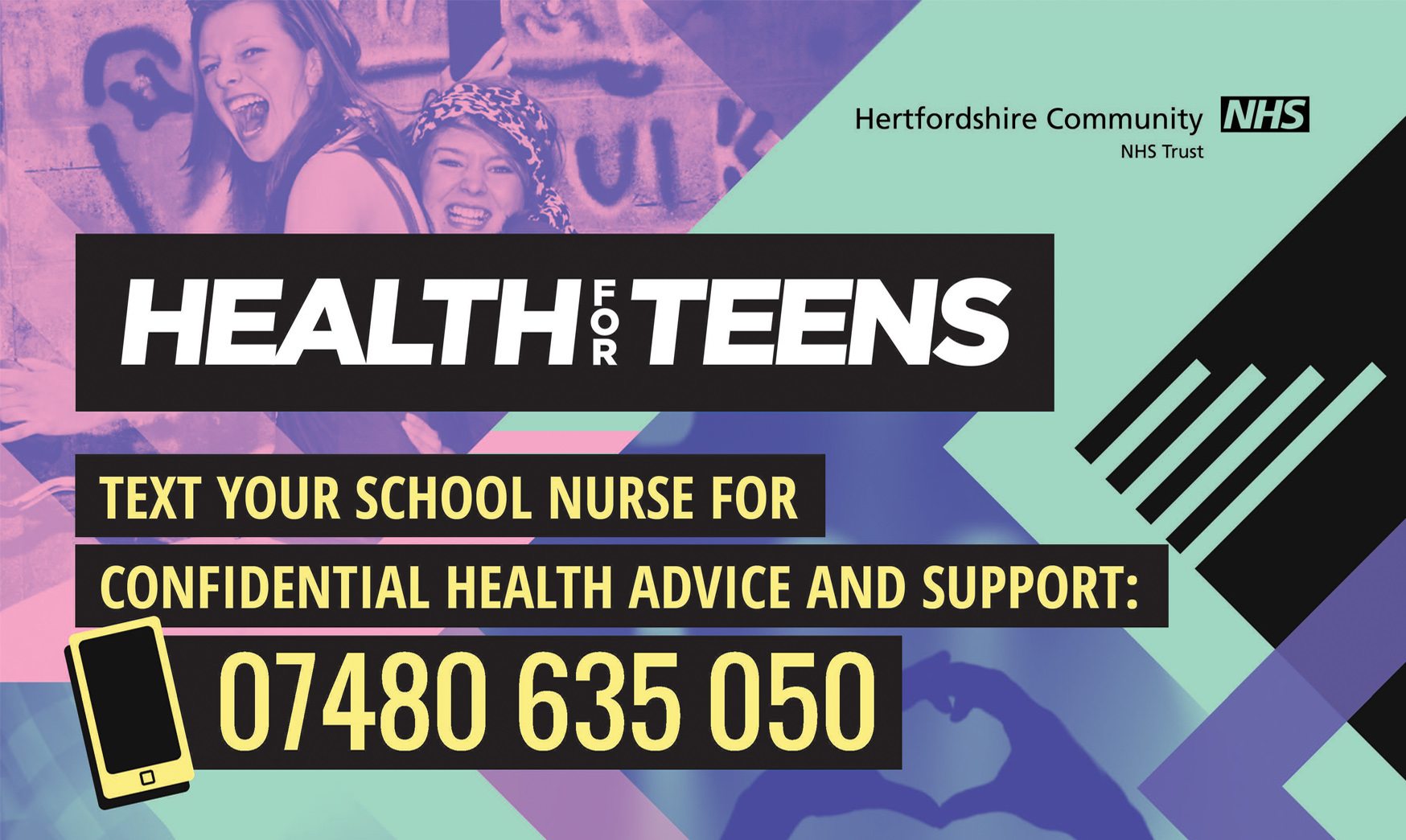 BMS News - Health for Teens - Text your school nurse!