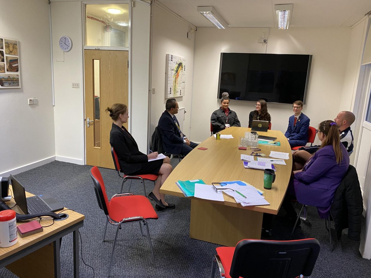 BMS News - Student Leadership Team at SLT Meeting